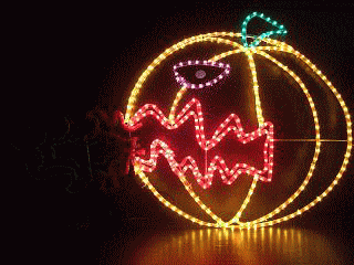 ハロウィンイルミネーション ファイヤーパンプキン